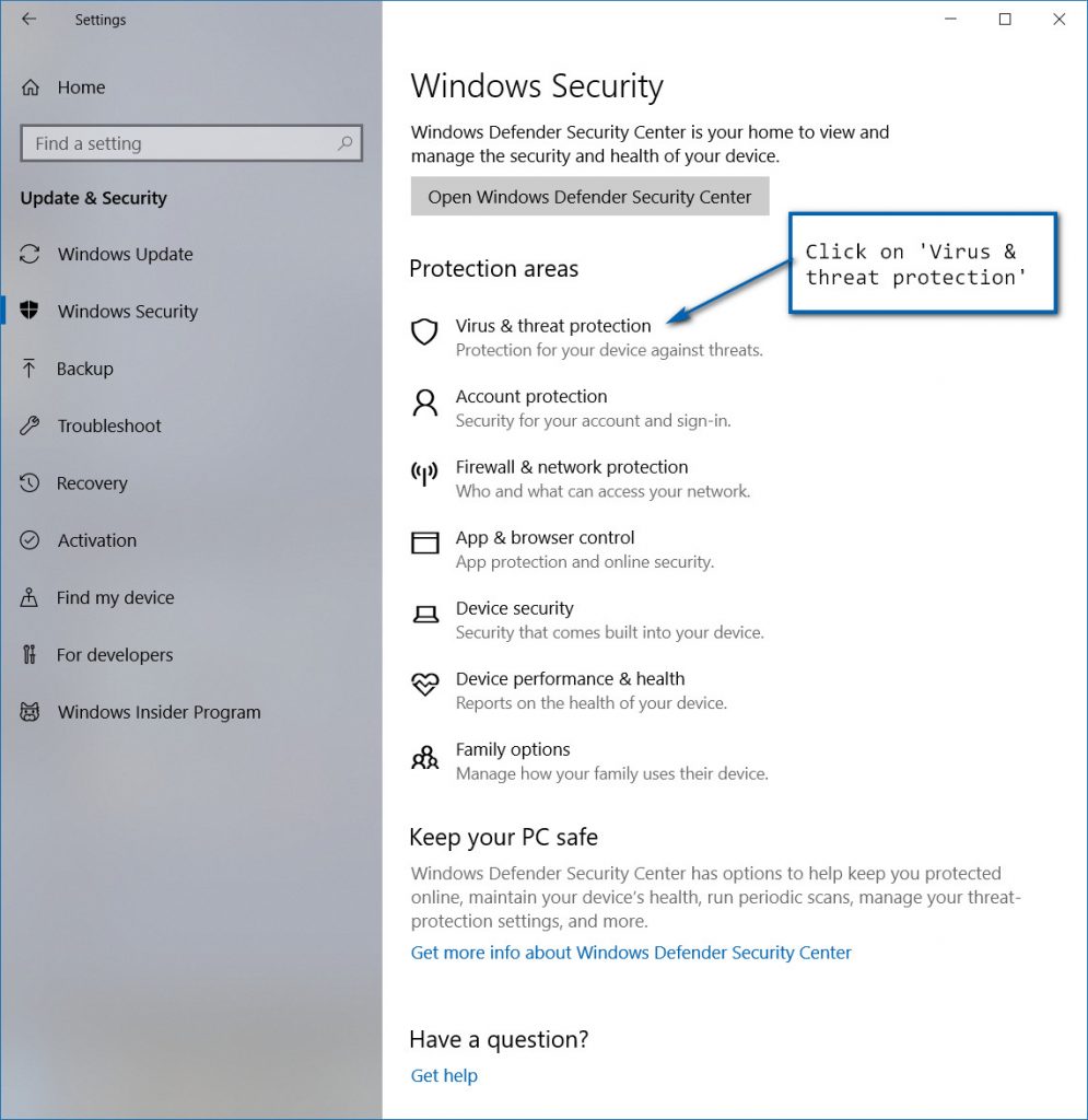 Add PhotoMove Exception to Windows Defender – Rediscovering Photography