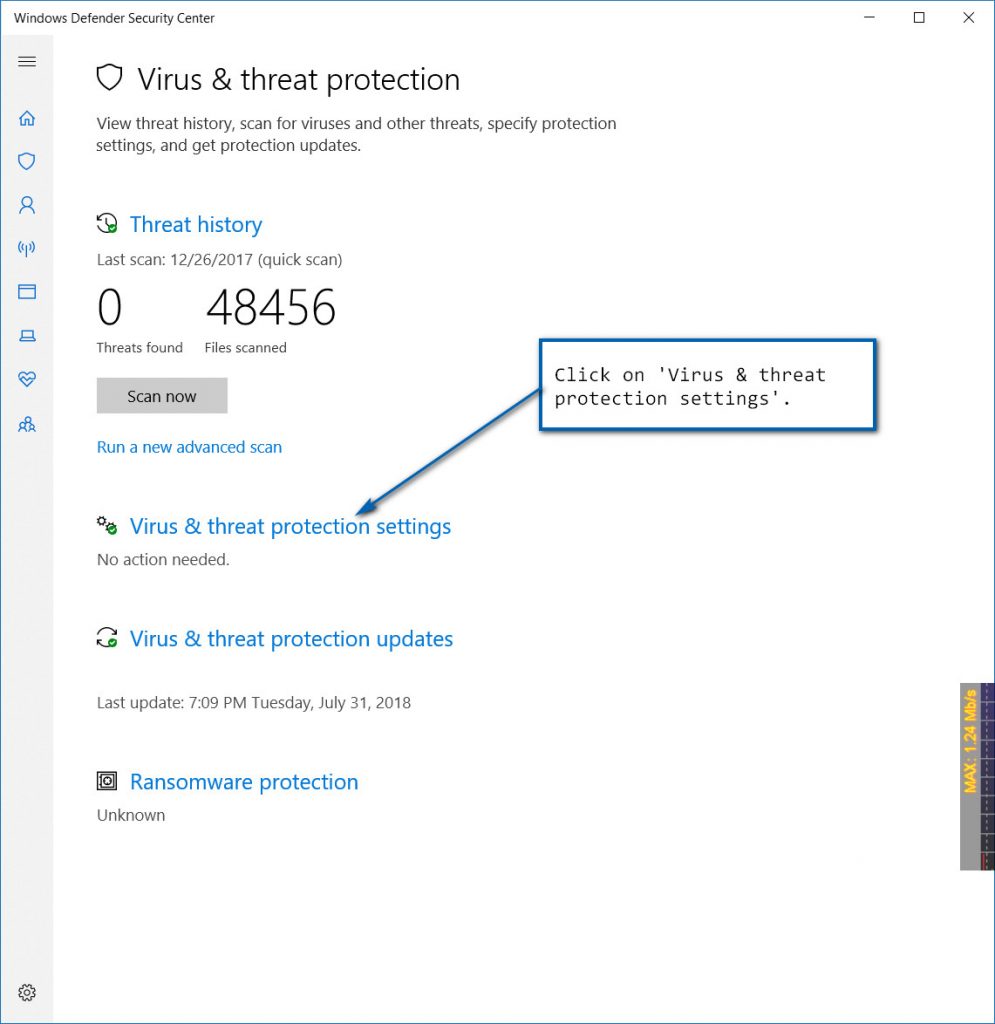 Add PhotoMove Exception to Windows Defender