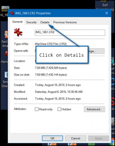 How To Check the EXIF Data In Your Photos – Rediscovering Photography